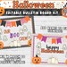 Halloween Theme Editable Holiday Classroom Decor Bundle Modern ...