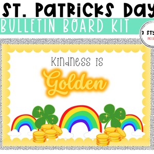 St. Patricks Printable Bulletin Kit. Leprechauns Welcome. Kindness St ...