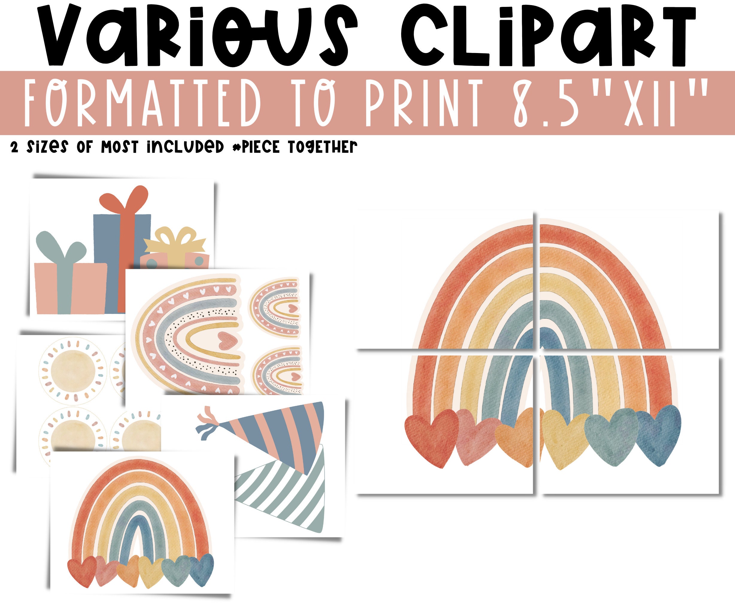 Boho Rainbow Classroom Birthday Display | Rustic Boho Classroom Decor ...