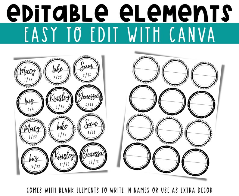 Back to School Bulletin Board Kit Back to School Editable - Etsy