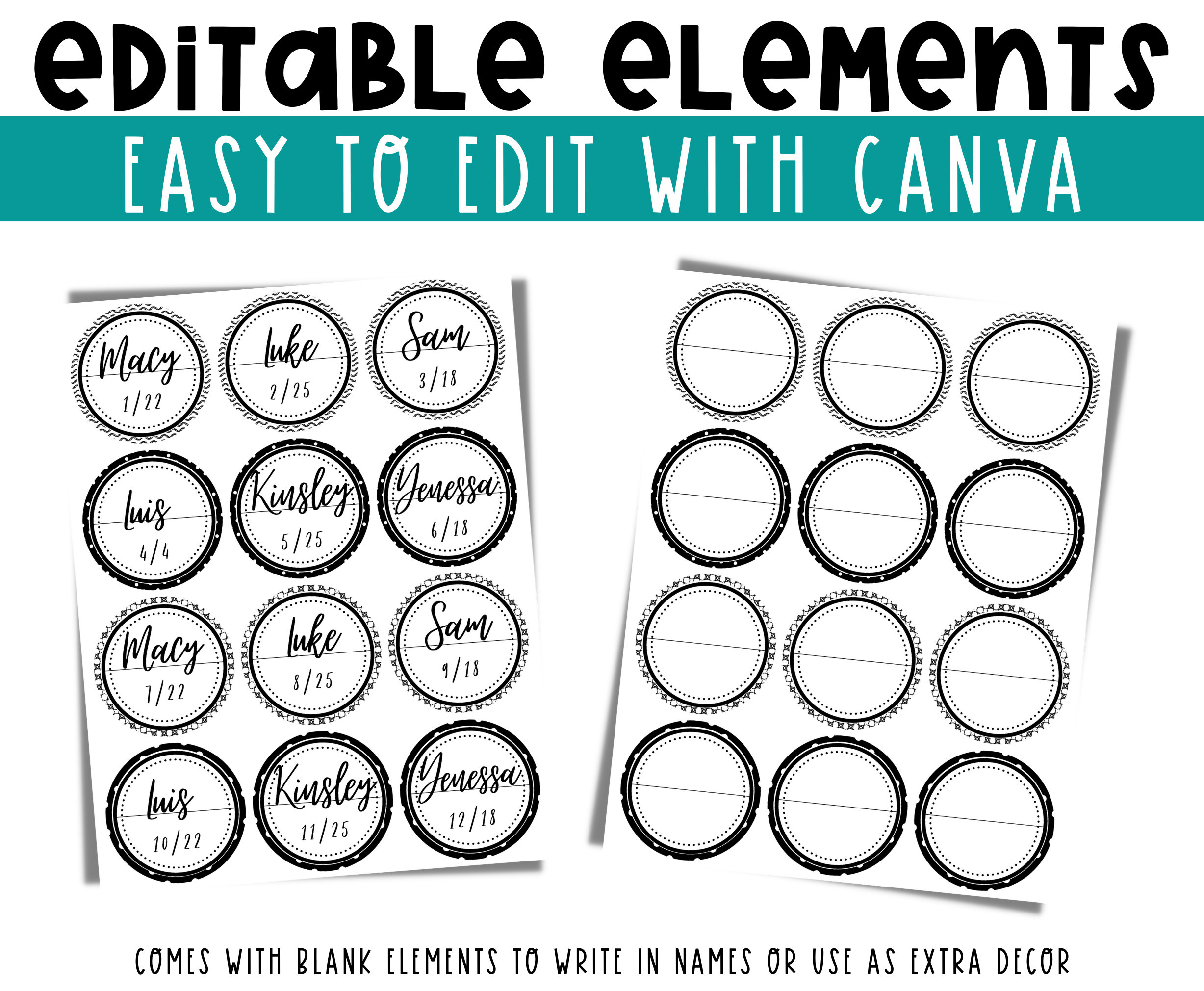 Back to School Bulletin Board Kit Back to School Editable - Etsy