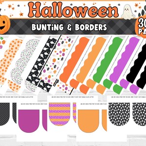 Halloween Theme Editable Holiday Classroom Decor Bundle | Modern ...