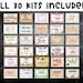 Printable Bulletin Board Bundle of 30 Kits. Holiday Bulletin Board Kit ...