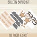 Daily Affirmation Bulletin Board Kit | Printable Boho Bulletin Borders ...