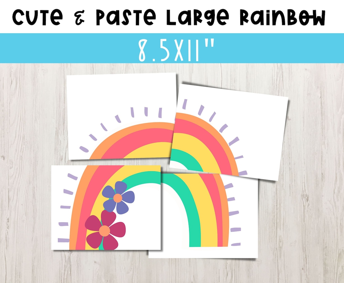 Boho Rainbow Choose KINDNESS Bulletin Board Kit | Happy Face Retro ...