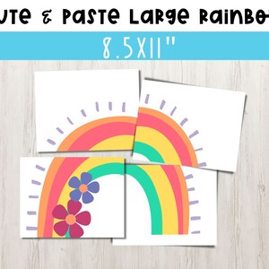 Boho Rainbow Choose KINDNESS Bulletin Board Kit | Happy Face Retro ...