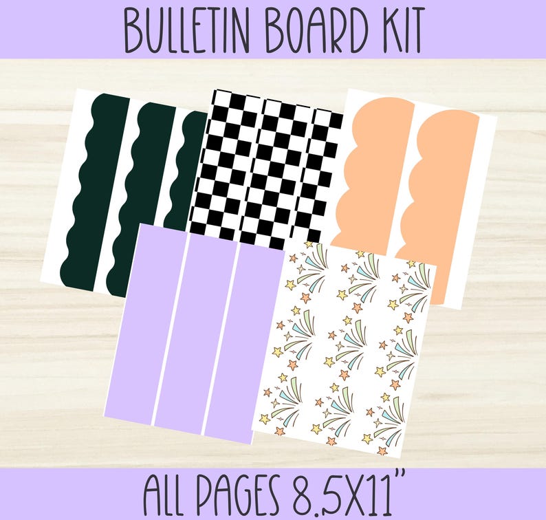 Shine Bright New Year Bulletin Board Kit | Printable Groovy Bulletin ...