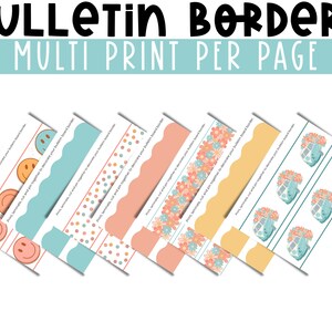Boho Flower Bus Theme Editable Bulletin Board Kit | Modern Classroom ...
