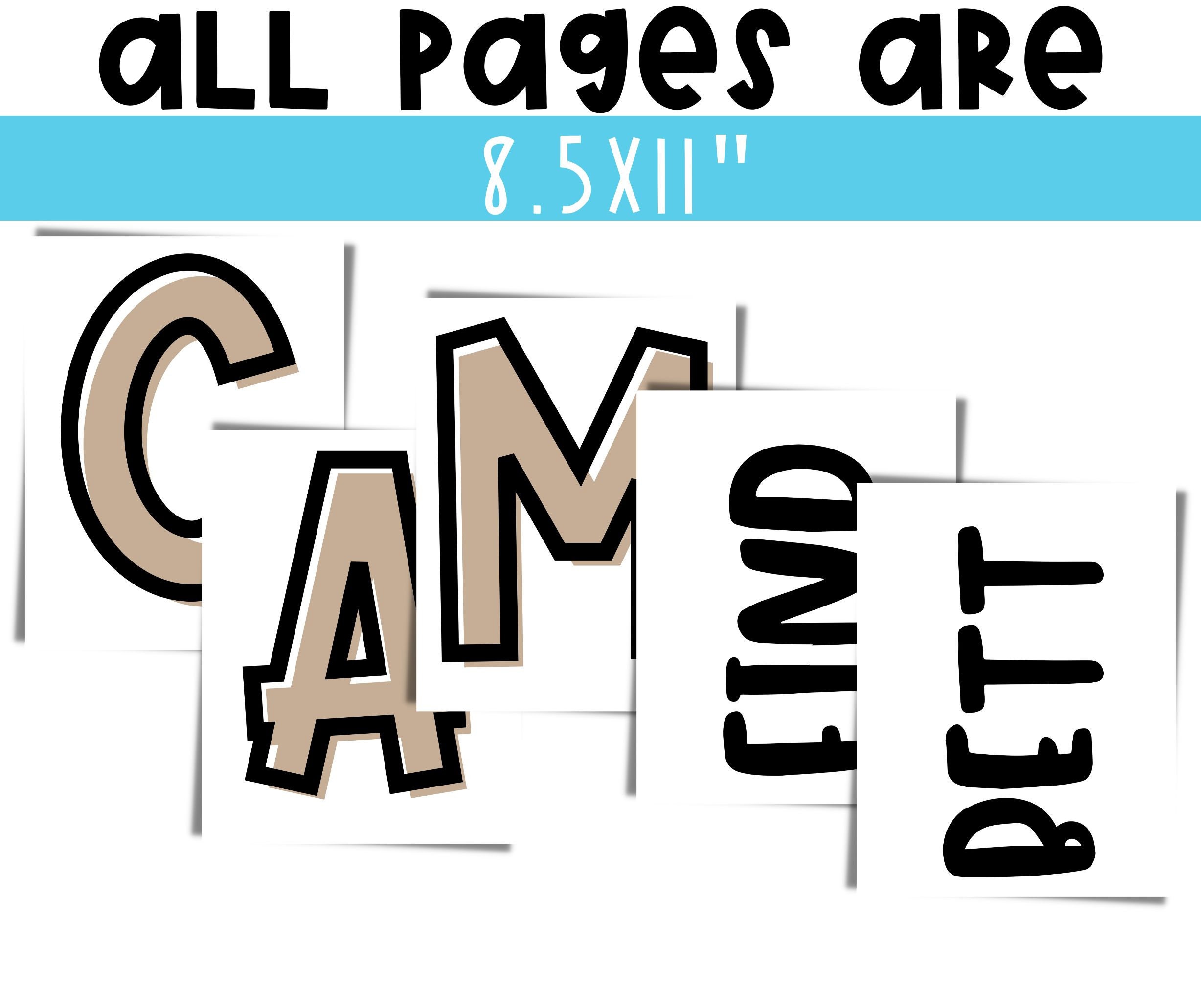 Camp Theme Bulletin Board Kit Happy Campers Teacher Appreciation ...