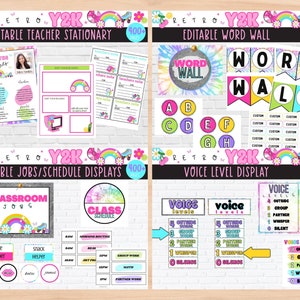 Y2K Retro Pink CLASSROOM DECOR | Meet the Teacher | Shapes | Abc's ...