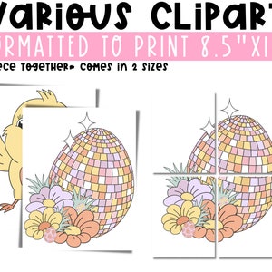 Retro Easter Peeps Spring Bulletin Kit | Retro Easter Bulletin Kit ...