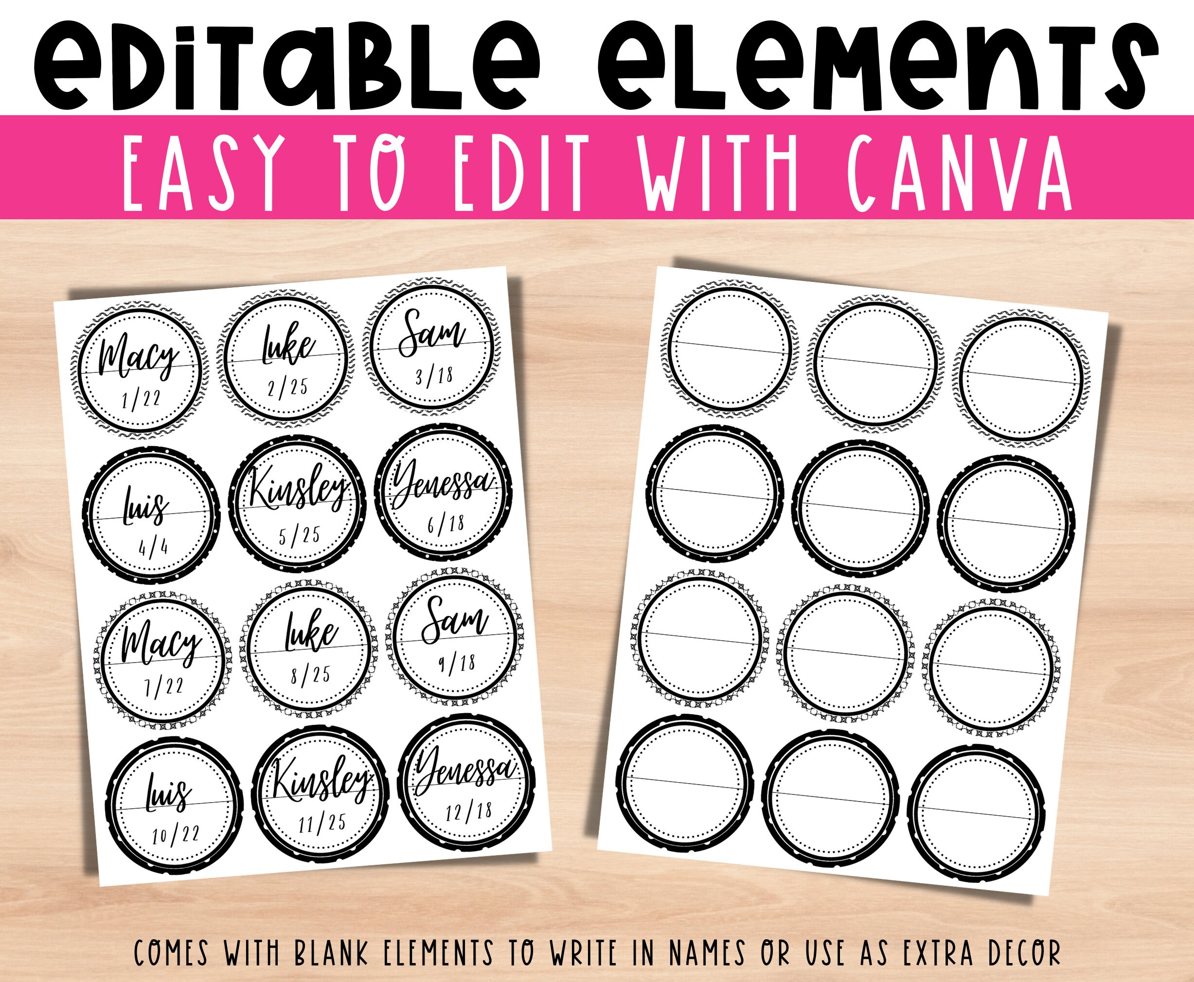 Eras Bulletin Board Kit Back to School Editable Bulletin - Etsy