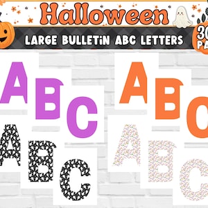 Halloween Theme Editable Holiday Classroom Decor Bundle | Modern ...