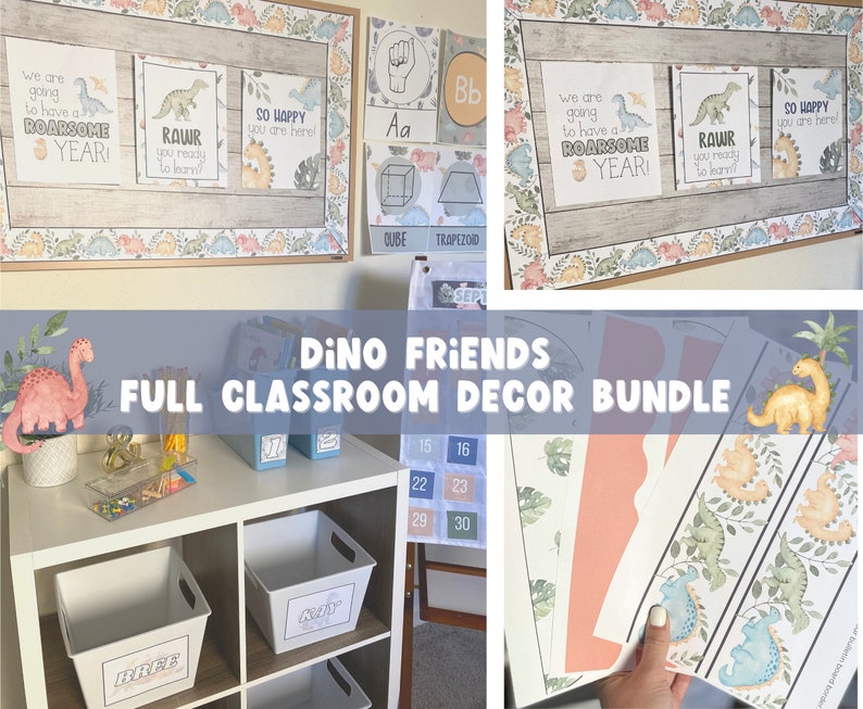 Dino-mite Classroom Decor Bundle: Roar Into Learning Fun With ...
