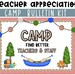 Camp Theme Bulletin Board Kit | Happy Campers | Teacher Appreciation ...