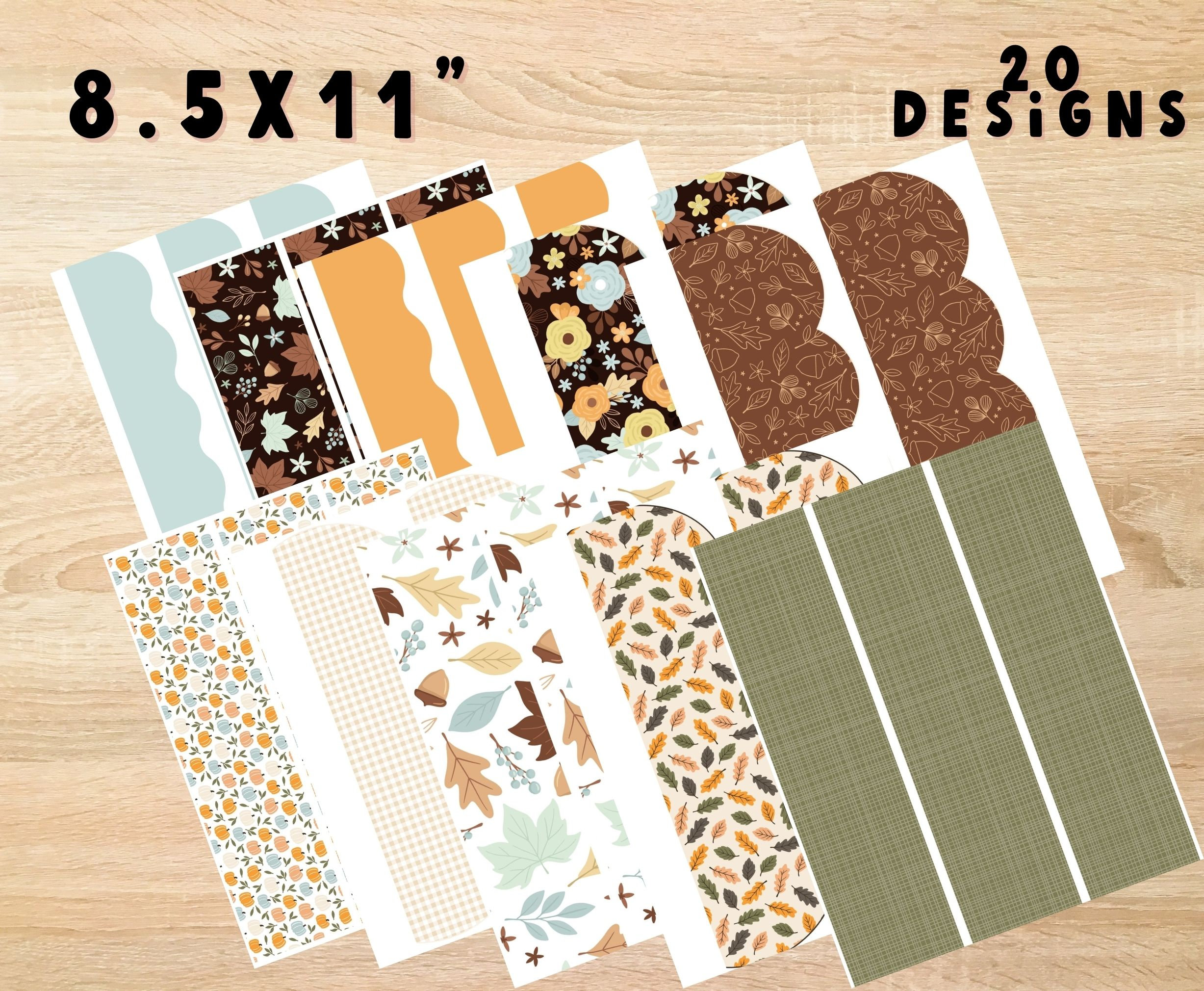 Autum Bulletin Borders Fall Classroom Decor Fall Bulletin Border Leaf ...