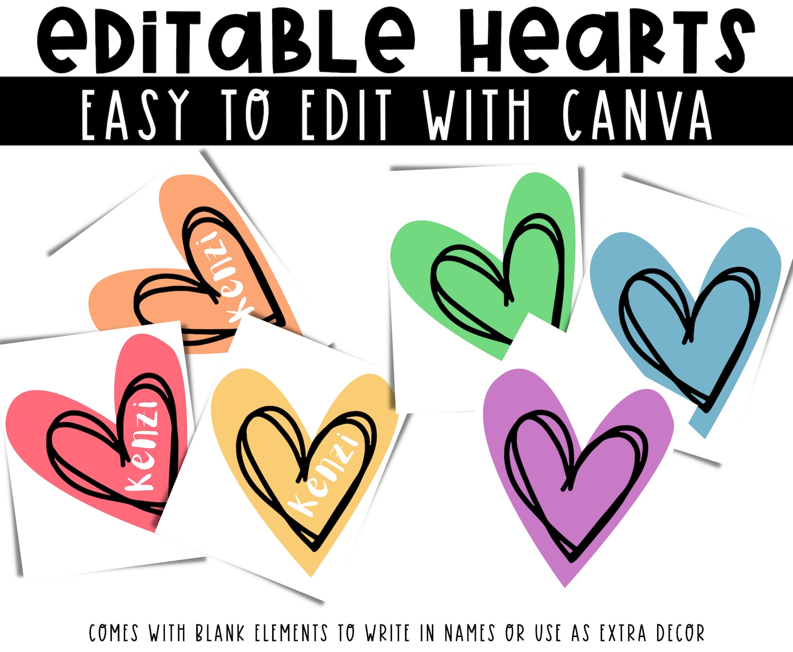 Rainbow Bulletin Board Kit Back to School Editable Bulletin - Etsy