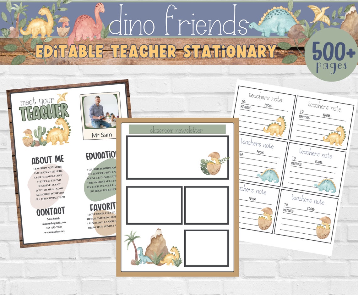 Dino-mite Classroom Decor Bundle: Roar Into Learning Fun With ...