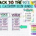 90's Theme Editable CLASSROOM DECOR Bundle | Elementary Classroom Decor ...