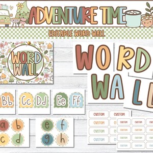 Adventure Time Theme Editable CLASSROOM DECOR Bundle | Elementary ...