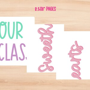 Candy Hearts Our Class is Full of SWEETHEARTS Bulletin Board Kit ...