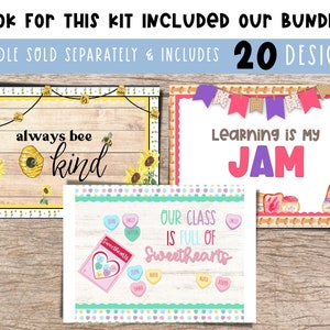 New Year Toast Peanut Butter and Jelly Theme Bulletin Board Kit Easy ...