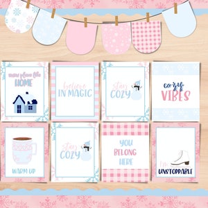 Winter Bulletin Board Kit Printable. Snowman Classroom Decor. January ...