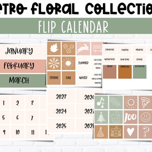 Retro Flower CLASSROOM DECOR Full Bundle Meet the Teacher | Shapes ...