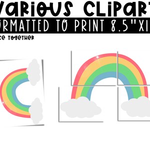 Rainbow Bulletin Board Kit Back to School | Editable Bulletin Board ...