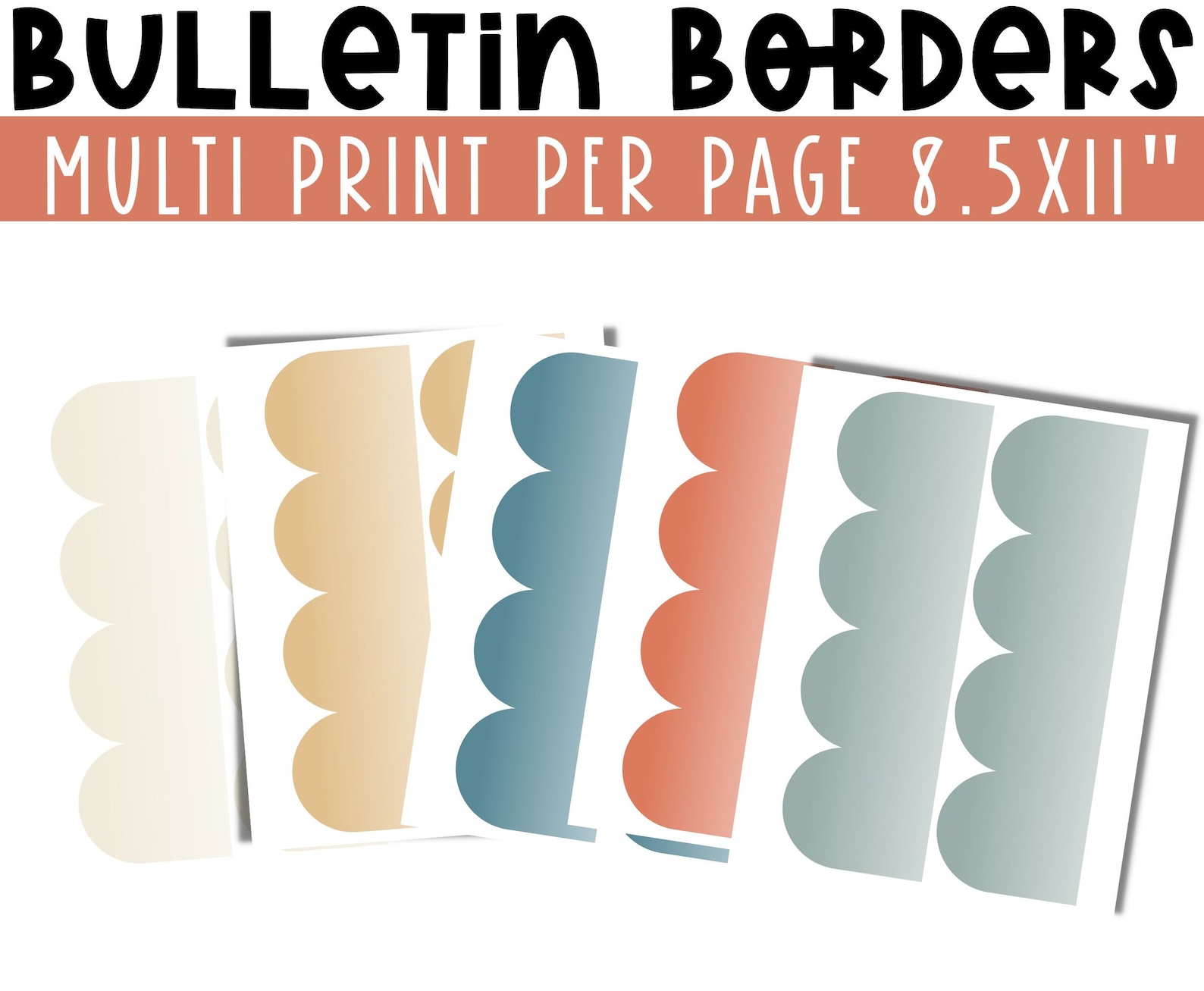 Boho Dots Bulletin Border Bundle. Calm Classroom Decor. Printable ...