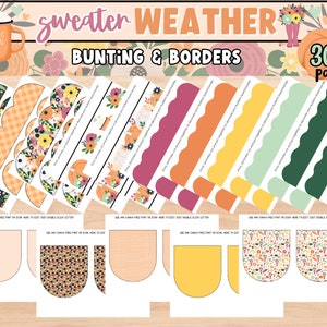 Pastel Pumpkin Fall Theme Editable Classroom Decor Bundle | Fall Slides ...