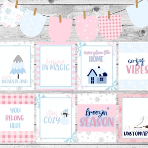 Winter Bulletin Board Kit Printable. Snowman Classroom Decor. January ...