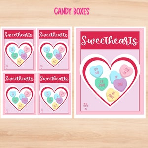 Candy Hearts Our Class is Full of SWEETHEARTS Bulletin Board Kit ...