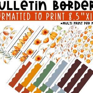 Fall Thanksgiving Bulletin Board Kit | Fall Bulletin Board | Boho ...