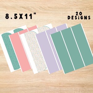 Back to School Bulletin Board Borders. Colorful Printable Classroom ...