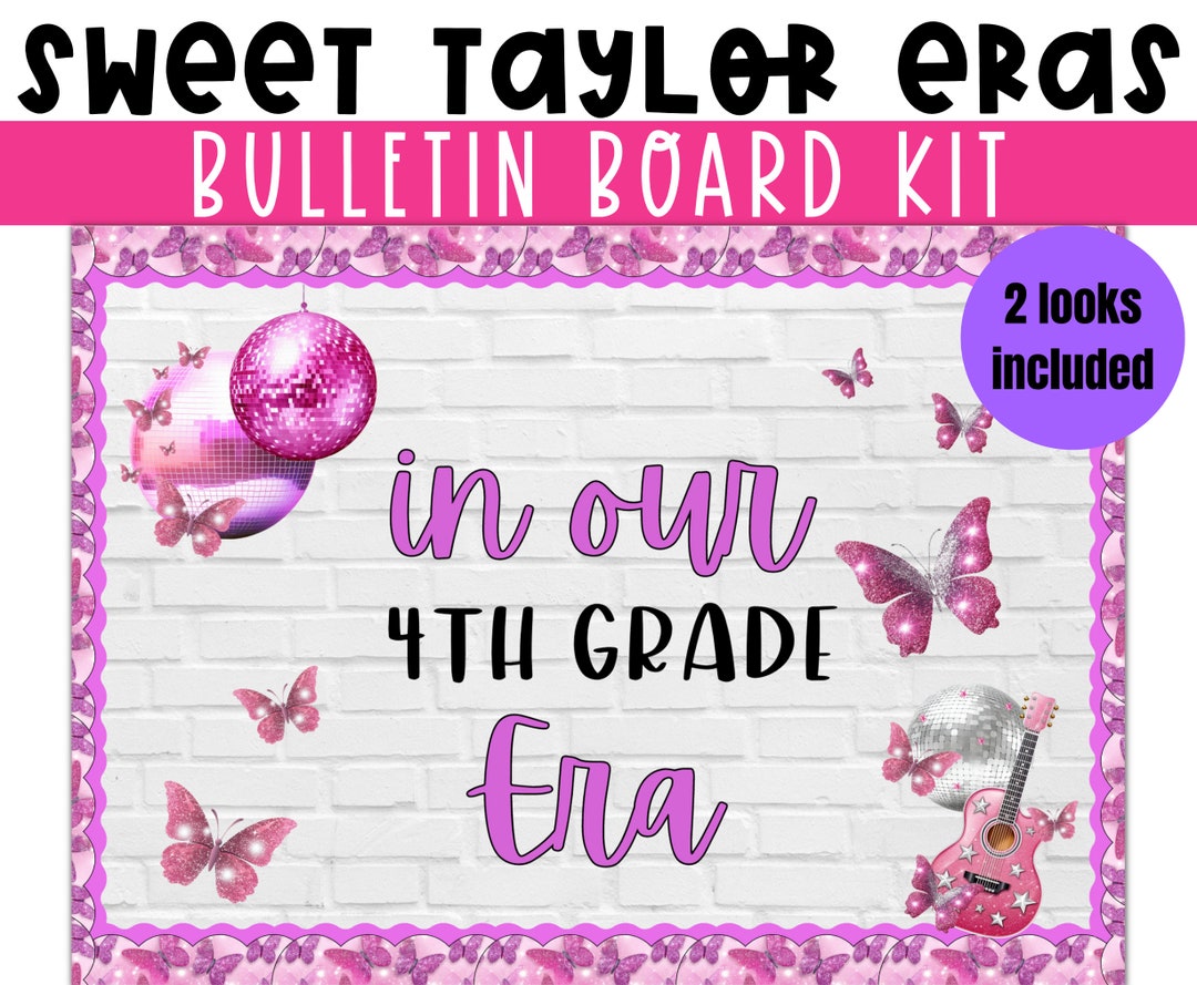 Eras Bulletin Board Kit Back to School | Editable Bulletin Board | Easy ...