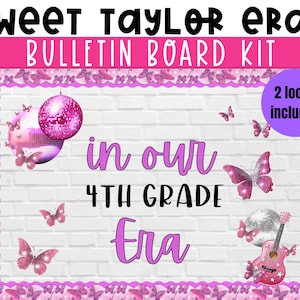 Eras Bulletin Board Kit Back to School | Editable Bulletin Board | Easy ...