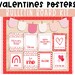 Valentine Bulletin Board Kit Printable. Heart Day Classroom Decor ...