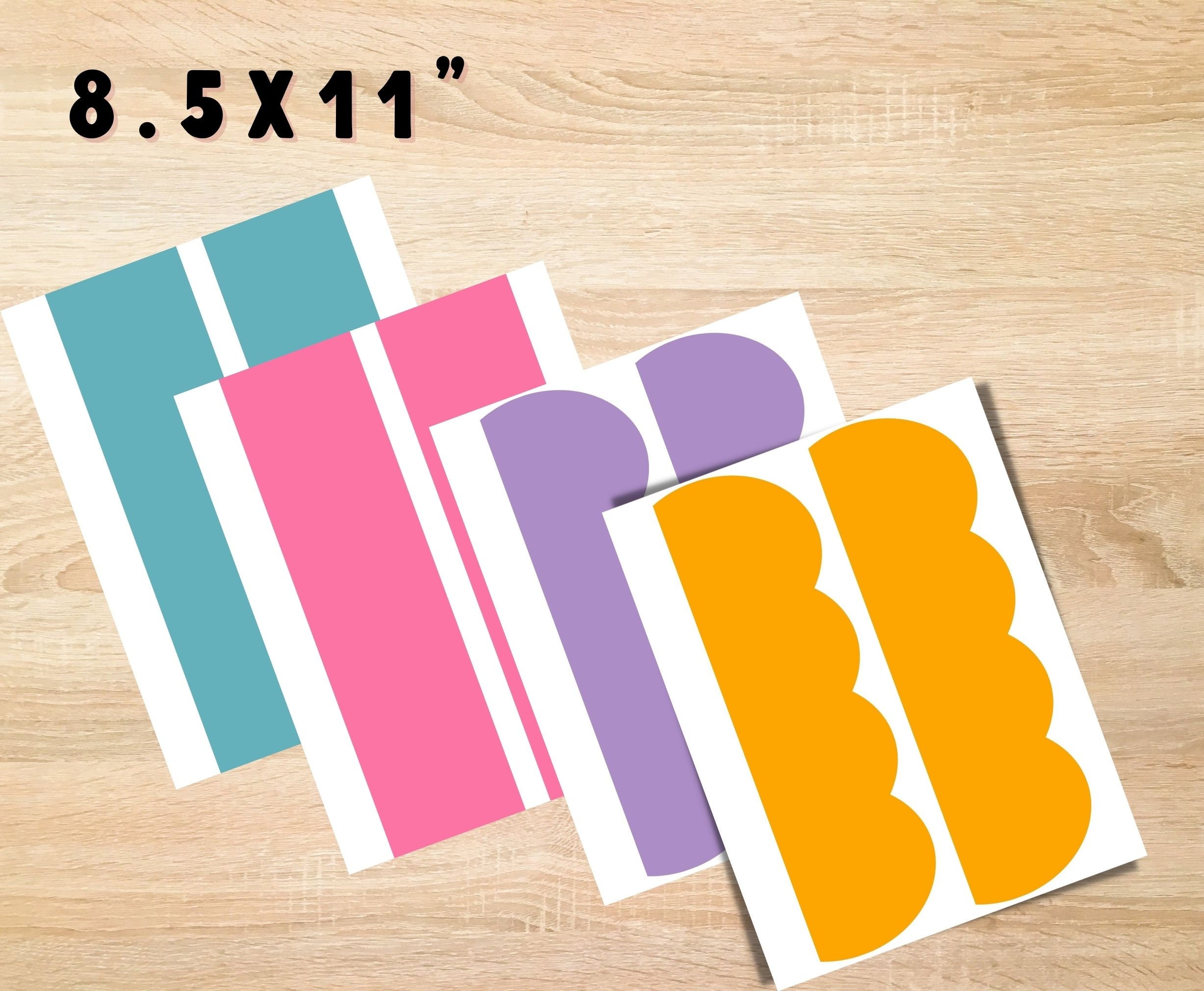 Cute Floral Doodle Bulletin Border. Colorful Printable Classroom Border ...