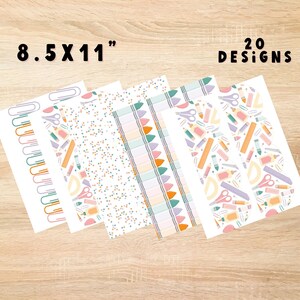 Back to School Bulletin Board Borders. Colorful Printable Classroom ...