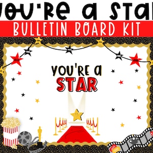 You're a Star Movie Star Themed Bulletin Board Kit | DIY Classroom ...