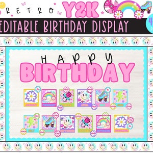 Y2K Retro Pink CLASSROOM DECOR | Meet the Teacher | Shapes | Abc's ...