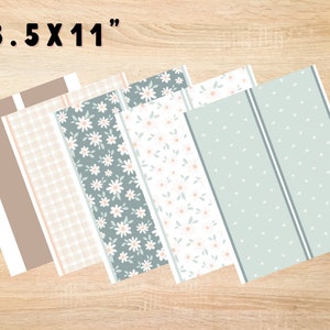 Floral Neutral Boho Daisy & Floral Bulletin Board Borders. Colorful ...