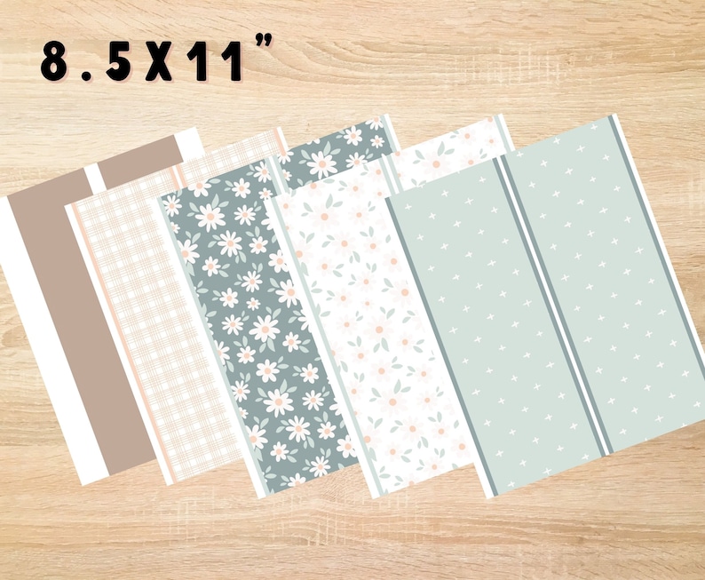 Floral Neutral Boho Daisy & Floral Bulletin Board Borders. Colorful ...