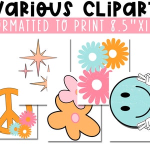 Groovy Spring Flower Bulletin Kit. We Bloom Class Bulletin Board ...