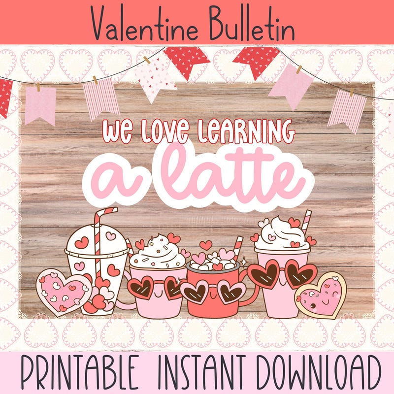 Valentine Bunting - Etsy