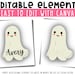 Pastel Ghost Happy Halloween Bulletin Board Kit Fall - Etsy