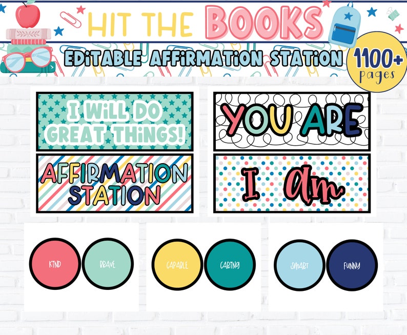 School Theme Editable CLASSROOM DECOR Bundle | Elementary Classroom ...