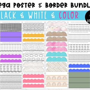 CLASSROOM Poster Bundle| Educational CLASSROOM Decor Posters| Bulletin ...