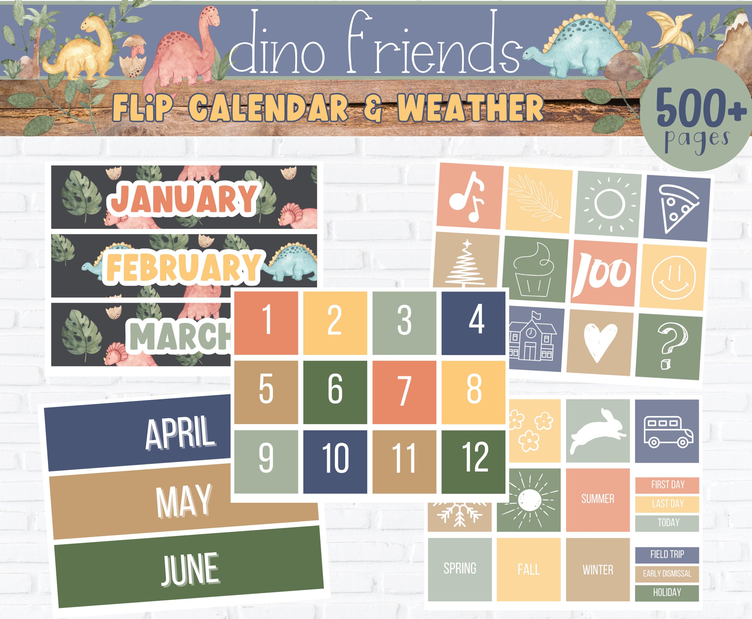 Dino-mite Classroom Decor Bundle: Roar Into Learning Fun With ...